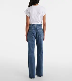 AGOLDE Leena Mid-rise Straight Jeans