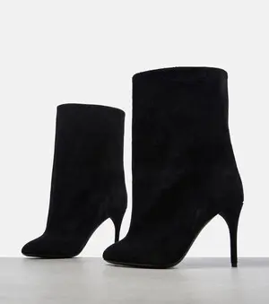 Alaïa Suede Ankle Boots