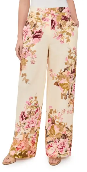 Hemant & Nandita Flared Floral Pants