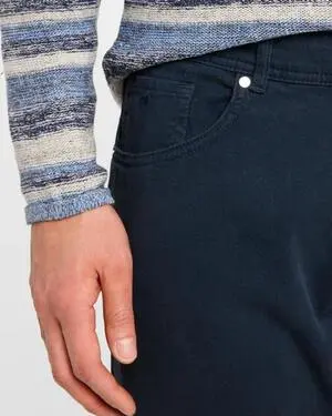 Marco Pescarolo Superlight Micropiqué Five-pocket Pants - Navy