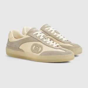Gucci S G75 Leather Sneakers - Neutral