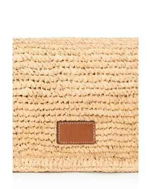 Staud Harlow Raffia Shoulder Bag