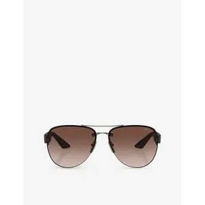 Prada Pilot-frame Sunglasses - Grey