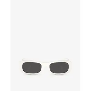 Miu Miu Rectangle-frame Sunglasses - White