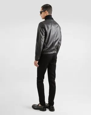 Dolce & Gabbana Washed Black Slim-fit Jeans - Multicolor