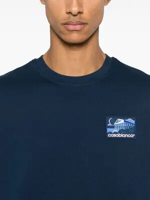 Casablanca Logo-patch T-shirt