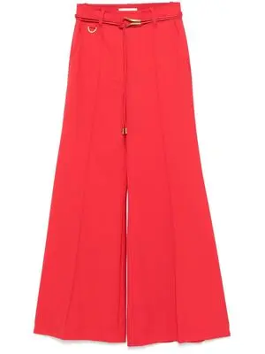 Zimmermann Crush Trousers - Red