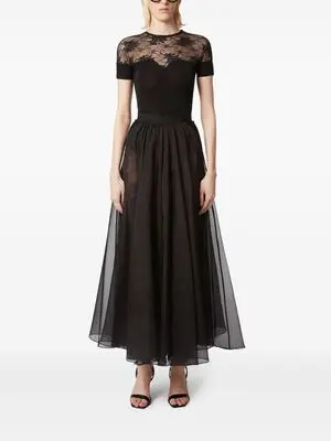 Nina Ricci Organza Maxi Skirt