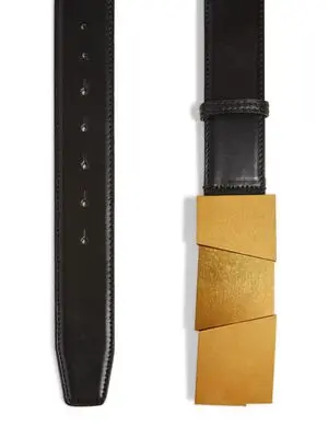 Khaite Medium Axel Belt - Black