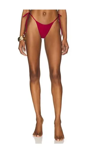 VDM Tia Reversible Bikini Bottom - Merlot