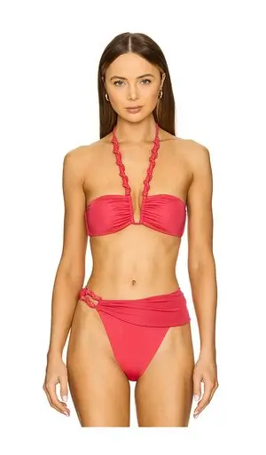 VIX PAULA HERMANNY Holly Carol Bikini Top - Red