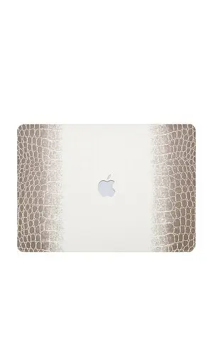 HEAVEN MAYHEM Heaven Mayhem Breezy 13 Pro Case In Cream. White & Gray