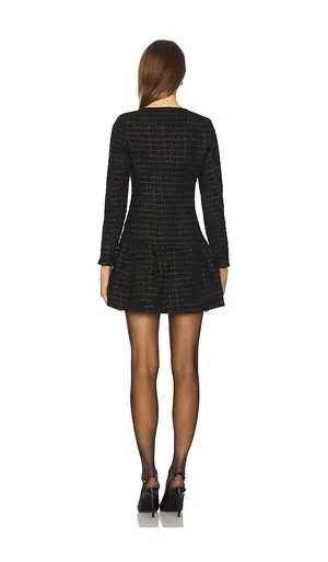 Amanda Uprichard Fallon Tweed Mini Dress