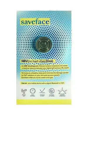 SAVEFACE Nbv Coin Anti-radiation Blocking Decal - Blue