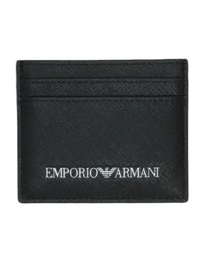 Emporio Armani Document Holder Recycled Leather