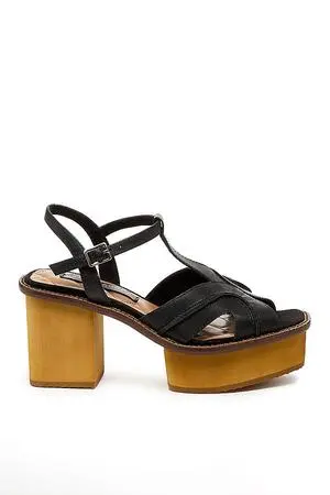 KELSI DAGGER BROOKLYN Genie Platform Sandals - Black