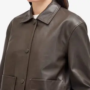 RÓHE Patch Leather Jacket