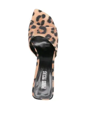 Paris Texas 75mm Lorena Mules - Neutrals