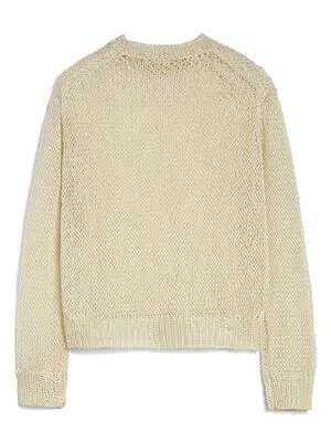 JIL SANDER Open Knit Sweater - Neutrals