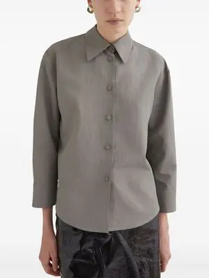 JIL SANDER Curved Hem Shirt