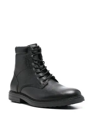 Tommy Hilfiger Pebbled-leather Boots