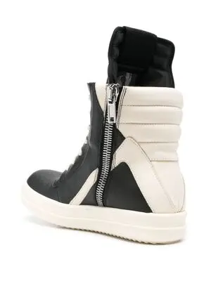 Rick Owens Hollywood Geobasket Sneakers - Black
