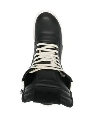 Rick Owens Hollywood Geobasket Sneakers - Black