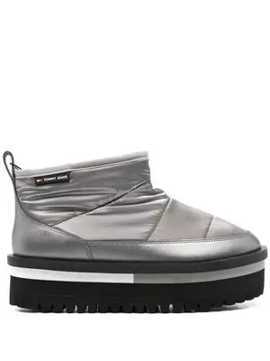 Tommy Hilfiger Silver Tone Shoes For Women