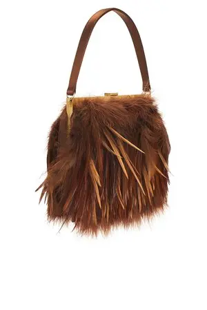 Saint Laurent Nuit Blanche Chain Bag - Cacao