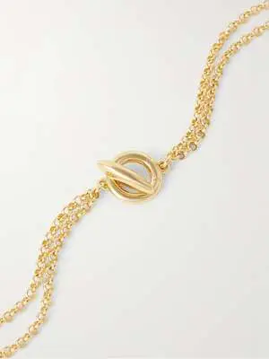 ROXANNE ASSOULIN The Puffy Initial -tone Necklace