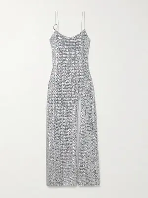 Oseree Sequin-embellished Maxi Dress