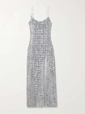 Oseree Sequin-embellished Maxi Dress