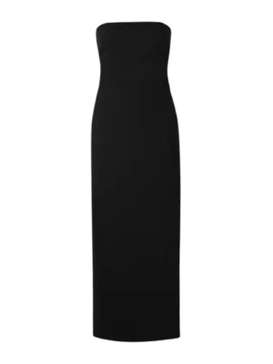 Matteau Strapless Wool-blend Crepe Midi Dress