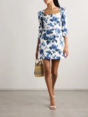 Cara Cara Belinda Floral-print Mini Dress