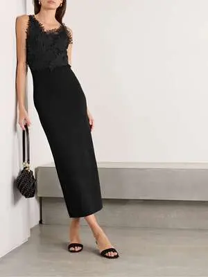 Aje Daisy Appliquéd Maxi Dress