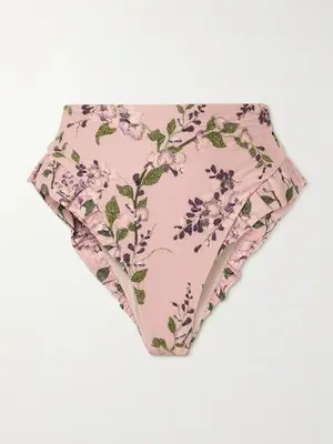 Agua Bendita Jengibre Wisteria Bikini Briefs - Pink