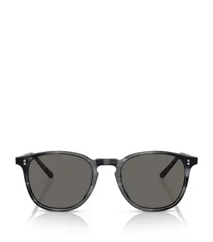 Oliver Spencer Round Frame Sunglasses - Blue
