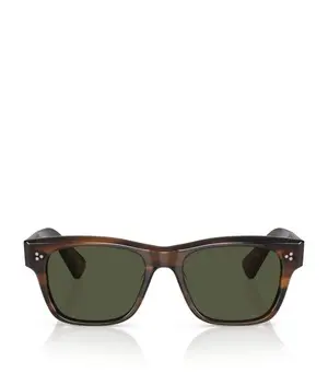 Oliver Spencer Acetate Birell Sun Sunglasses - Brown