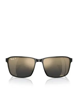 Ray-ban Metal Square Frame Sunglasses - Black