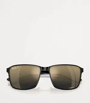 Ray-ban Metal Square Frame Sunglasses - Black