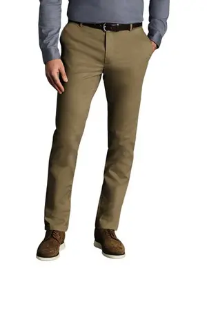 CHARLES TYRWHITT Slim Fit Ultimate Non-iron Chino - Tan