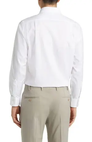 CHARLES TYRWHITT Slim Fit Non-iron Solid Twill Button-down Dress Shirt