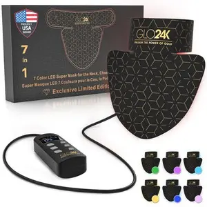 GLO24K 7 Color Led Super Mask For The Neck - None