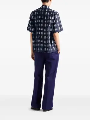 Prada Short-sleeves Cotton Shirt