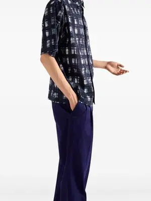 Prada Short-sleeves Cotton Shirt
