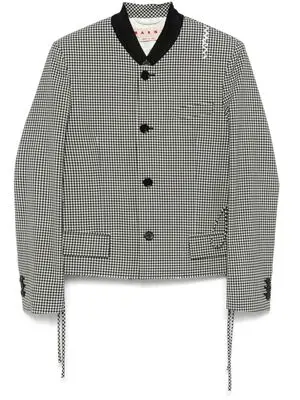 MARNI Marni Gingham-Pattern Jacket