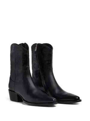 Dsquared2 Leather Ankle Boots