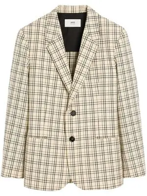 Ami Semi-lined Blazer White