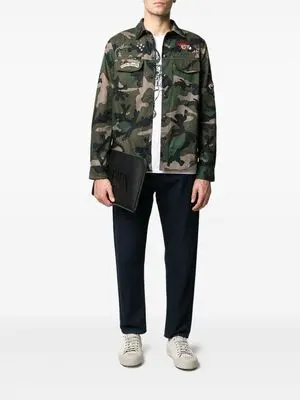 Valentino Garavani Camouflage-print Shirt