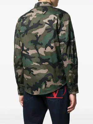 Valentino Garavani Camouflage-print Shirt